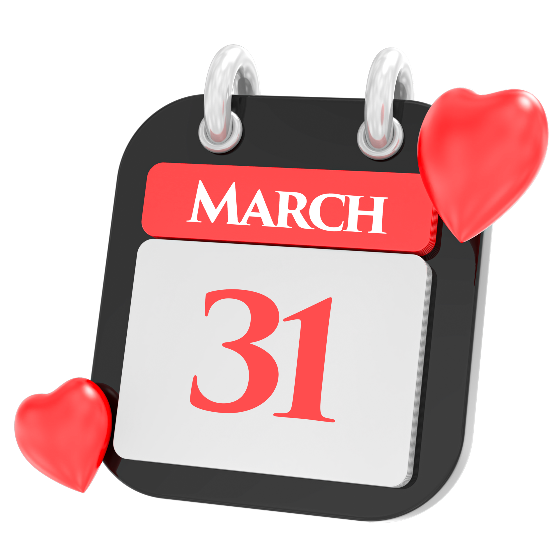 March With Heart Month Day 31 34623557 PNG march-with-heart-month-day-31-34623557-png
