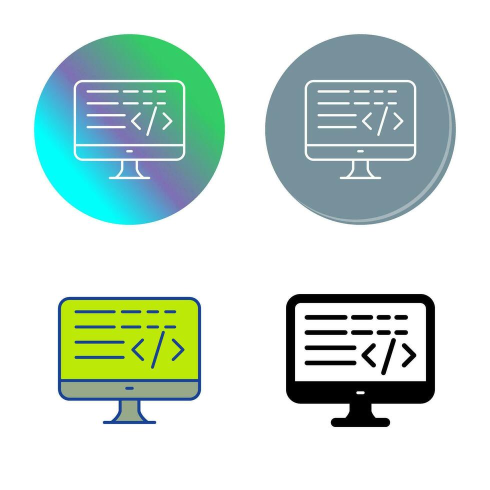 Coding Vector Icon 34631363 Vector Art at Vecteezy