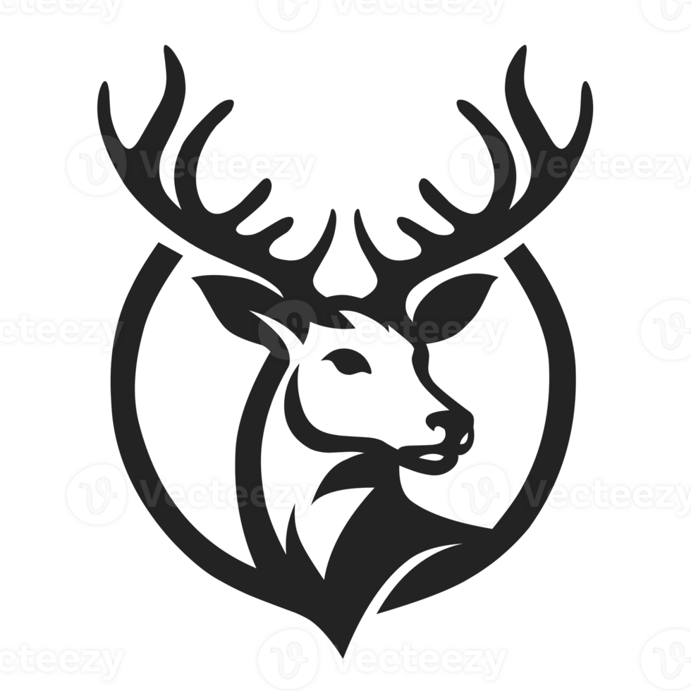 deer head logo 34637955 PNG