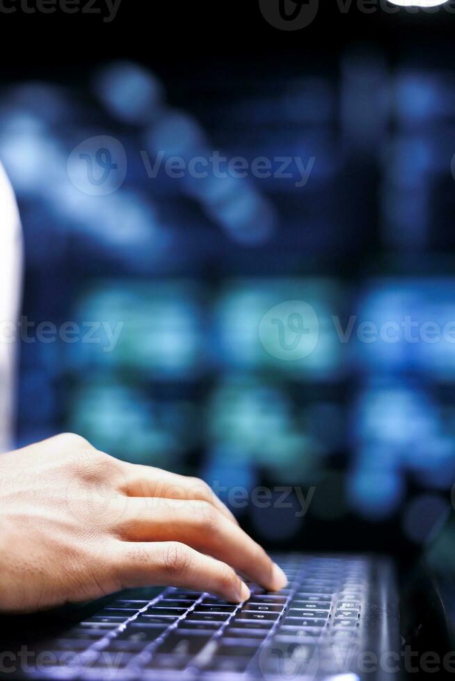 Developer Servicing Server Racks With High Computing Power Enabling Hyperscale Data Center To