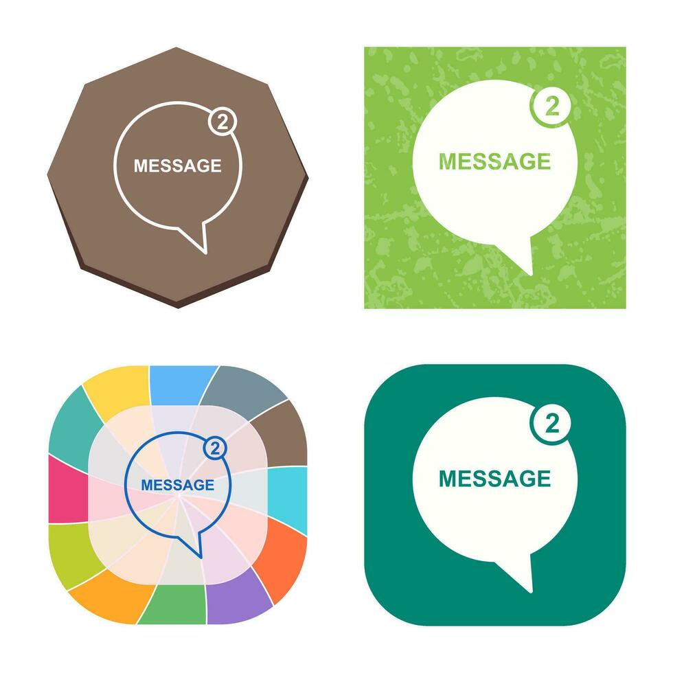 Message Bubbles Vector Icon 34641607 Vector Art at Vecteezy