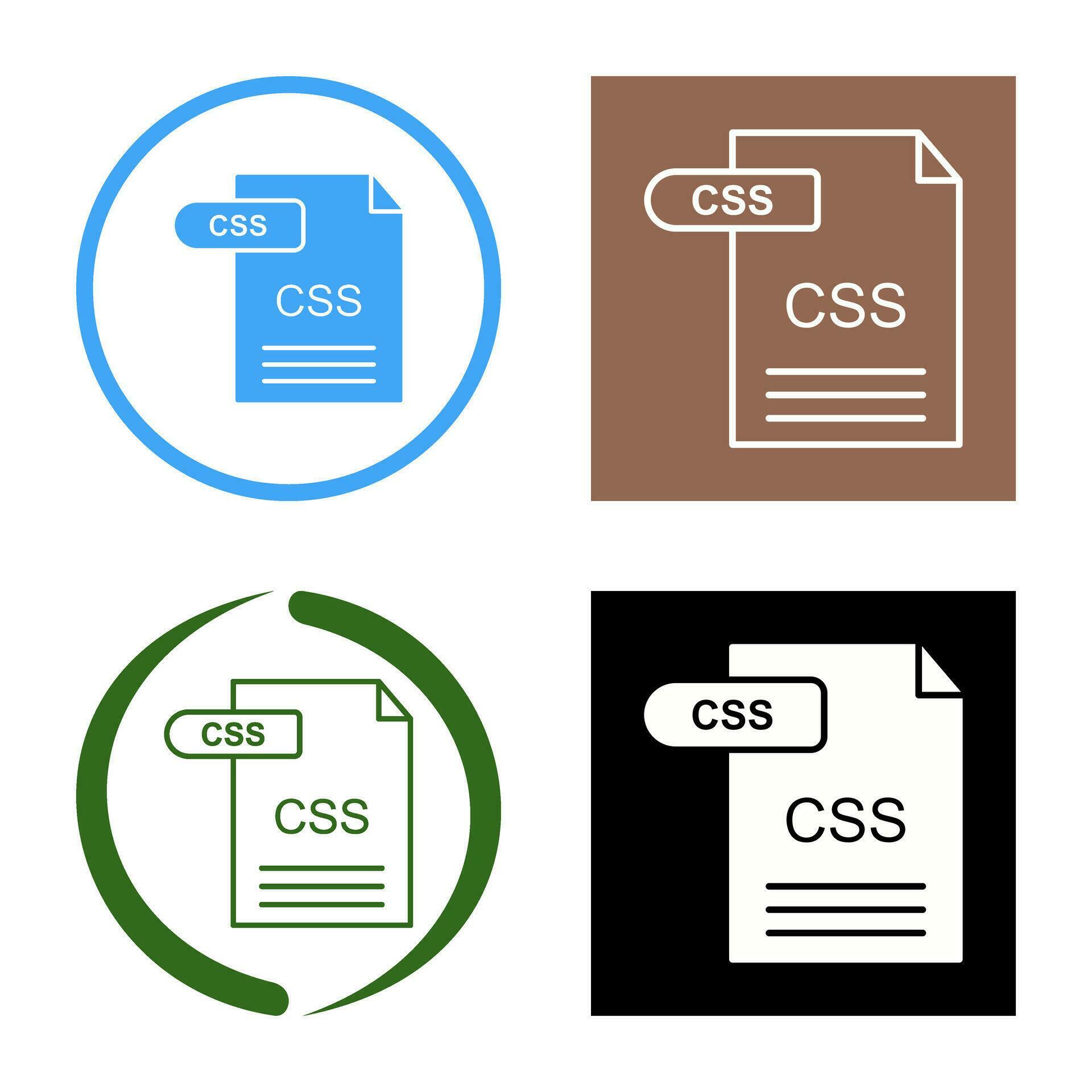 CSS Vector Icon 34642113 Vector Art at Vecteezy