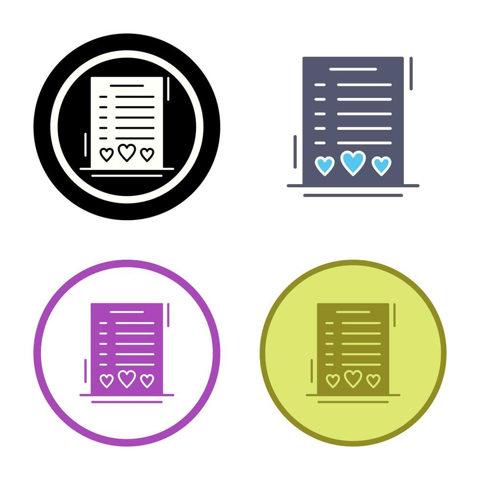 Wishlist Vector Icon 34645339 Vector Art at Vecteezy