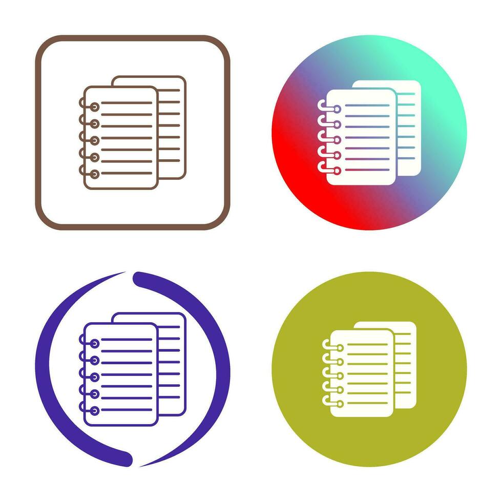 Notes Vector Icon 34651040 Vector Art at Vecteezy