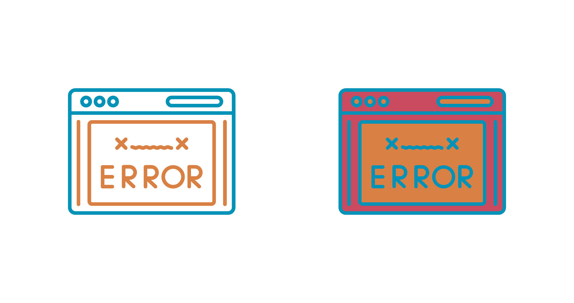 icono de vector de código de error 34662222 Vector en Vecteezy