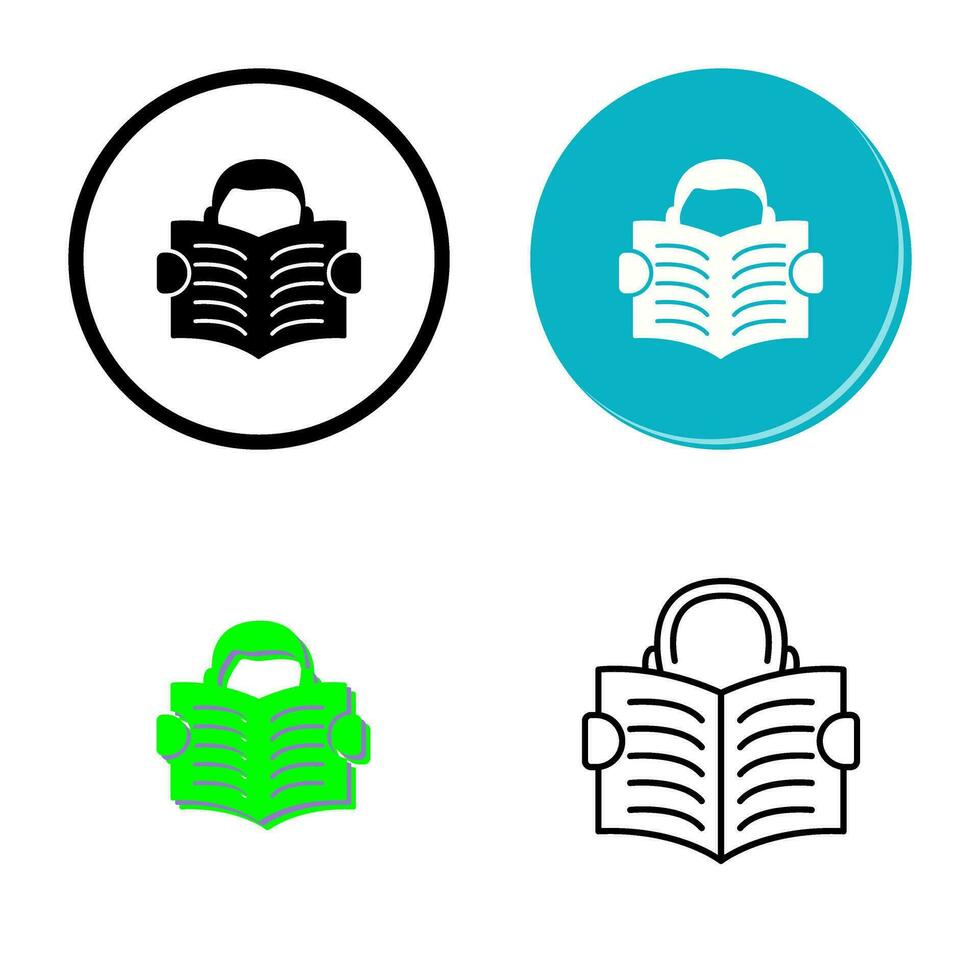 Reading Vector Icon 34664779 Vector Art at Vecteezy