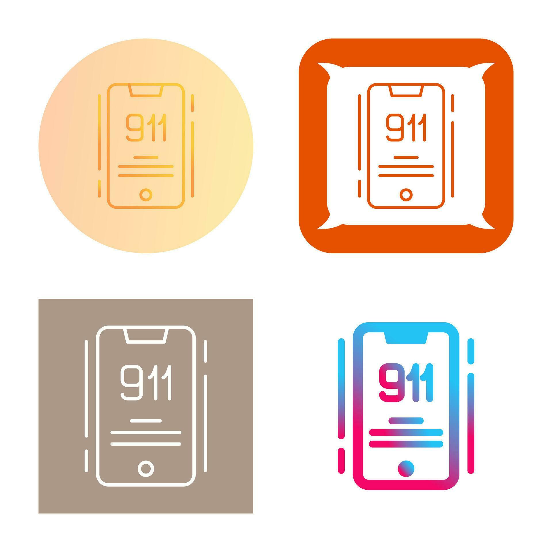 911 Vector Icon 34666635 Vector Art at Vecteezy