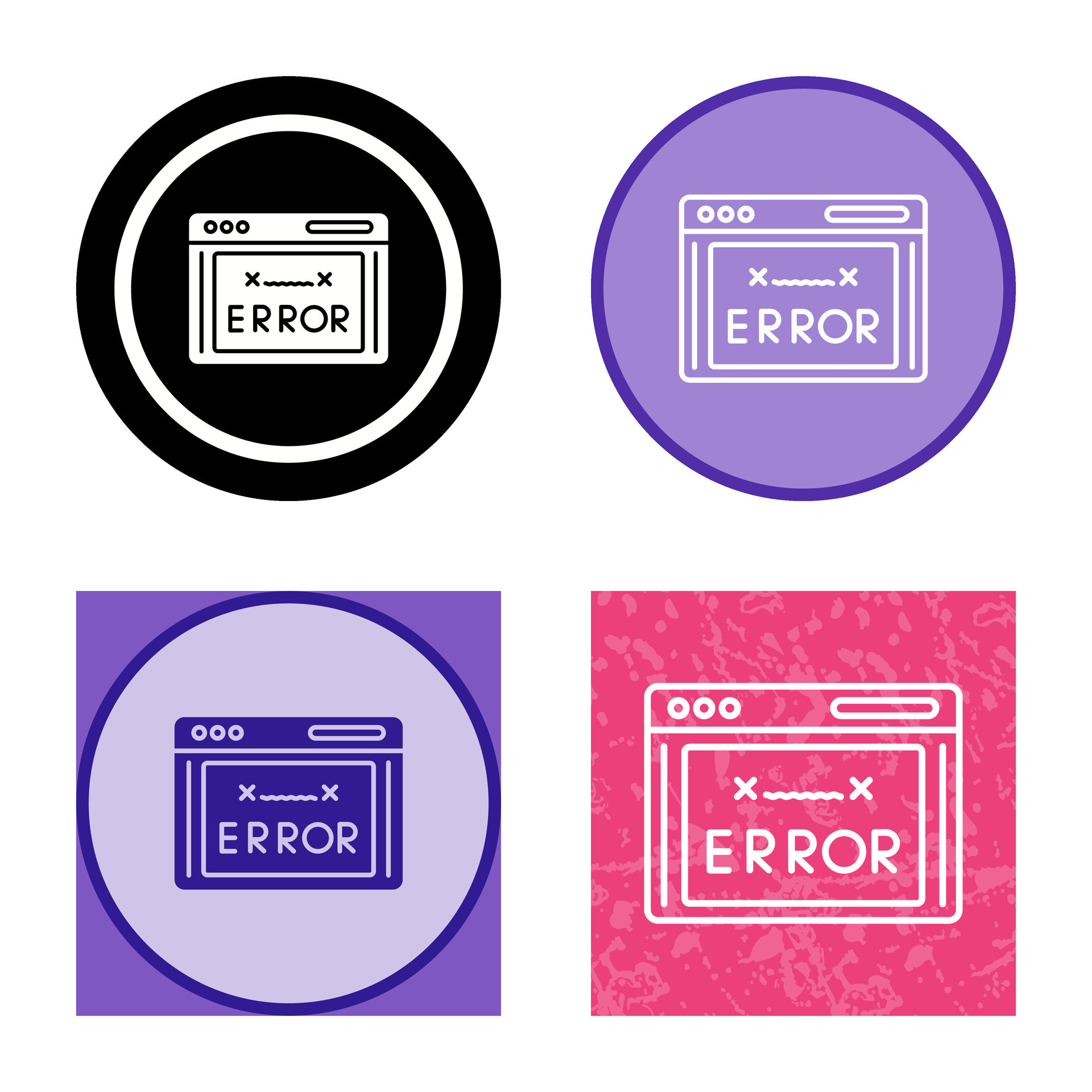 Error Code Vector Icon 34679565 Vector Art at Vecteezy