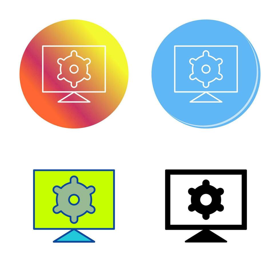 Computer Settings Vector Icon 34684412 Vector Art at Vecteezy