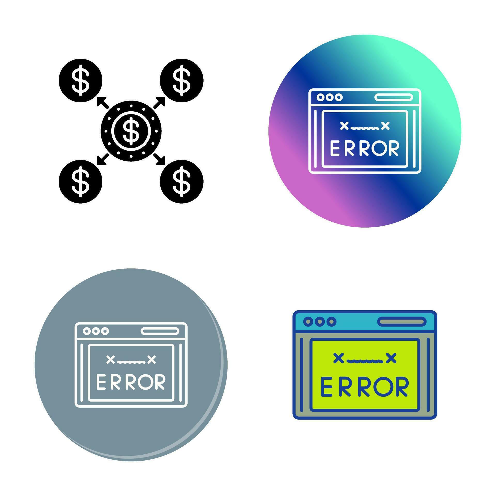 Error Code Vector Icon 34685064 Vector Art at Vecteezy