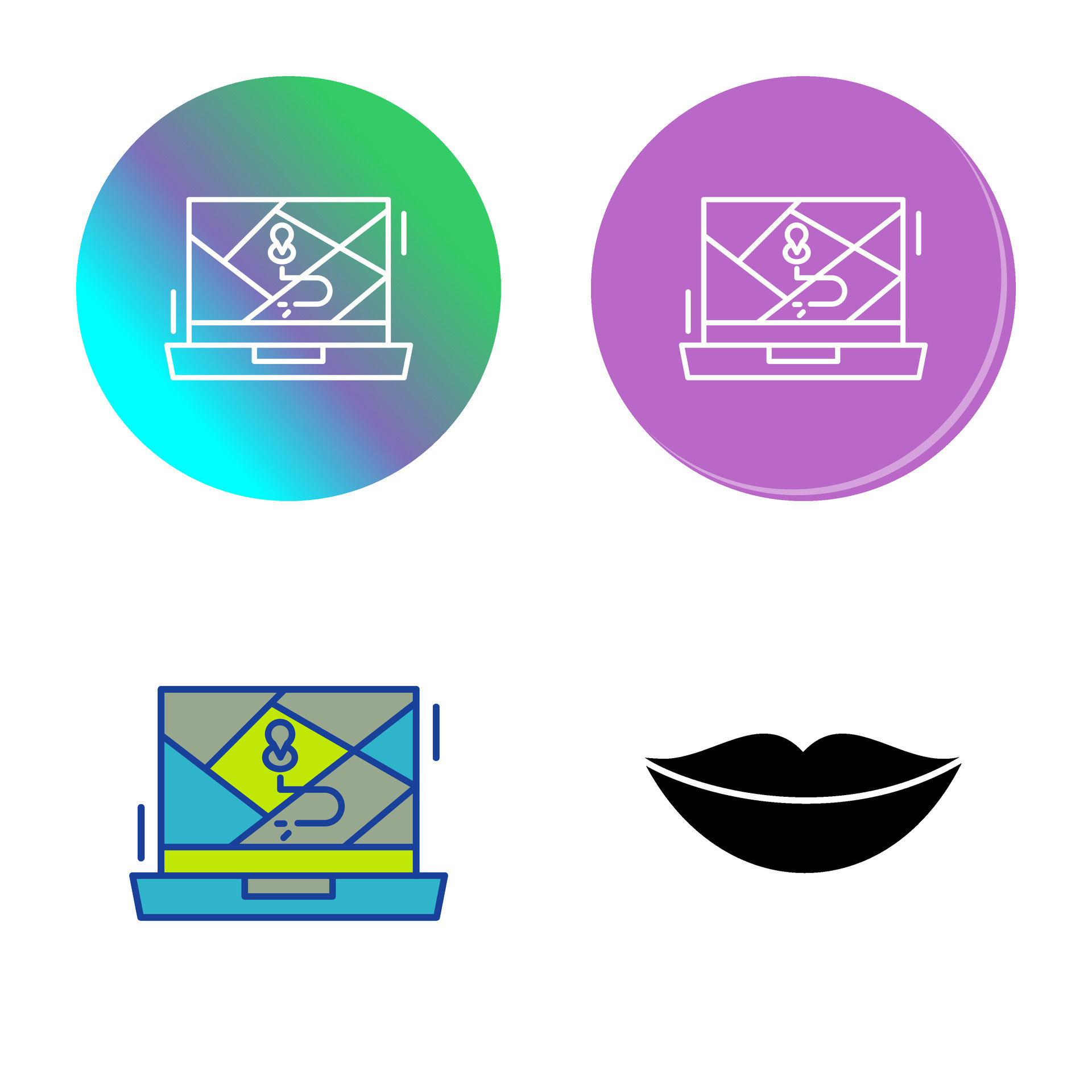 Google Map Vector Icon 34685131 Vector Art at Vecteezy