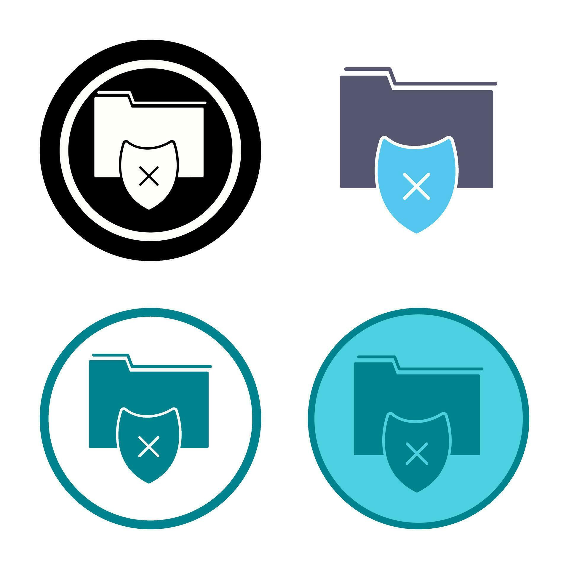 Vulnerable Folder Vector Icon 34686417 Vector Art at Vecteezy