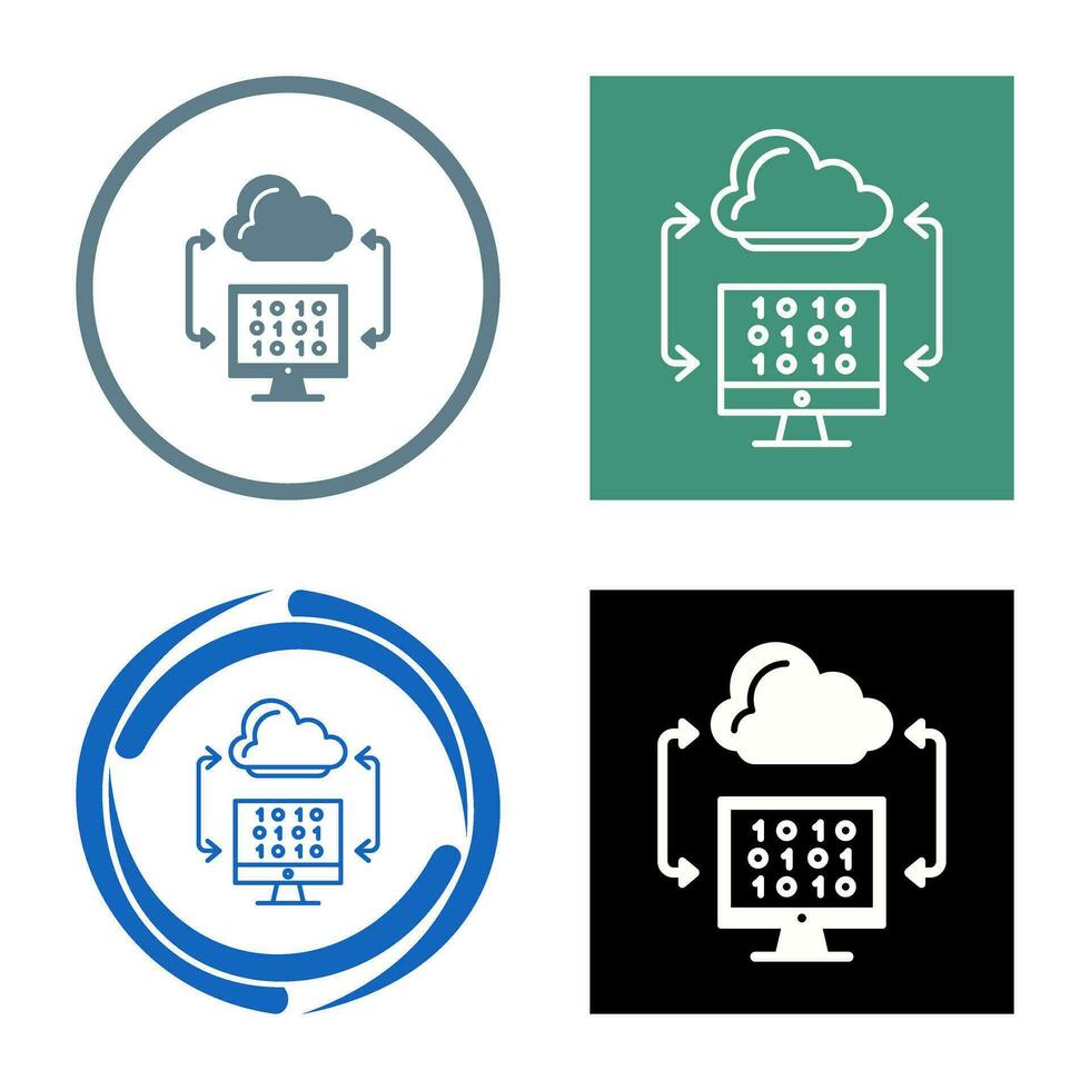 Cloud Coding Vector Icon 34690403 Vector Art at Vecteezy