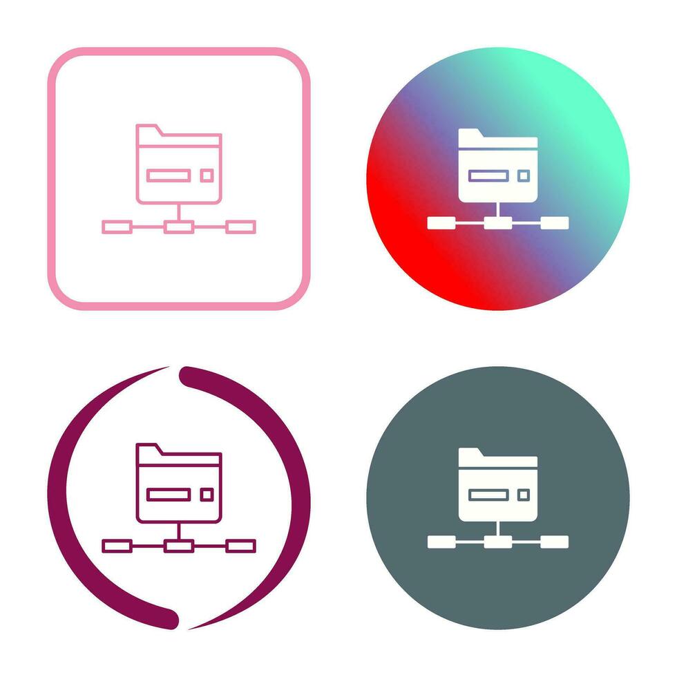 Network Folder Vector Icon 34692184 Vector Art at Vecteezy