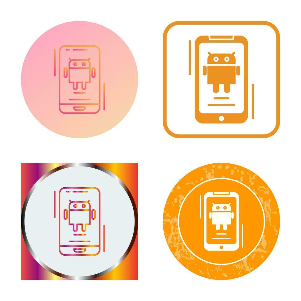 Android Vector Icon 34695322 Vector Art at Vecteezy
