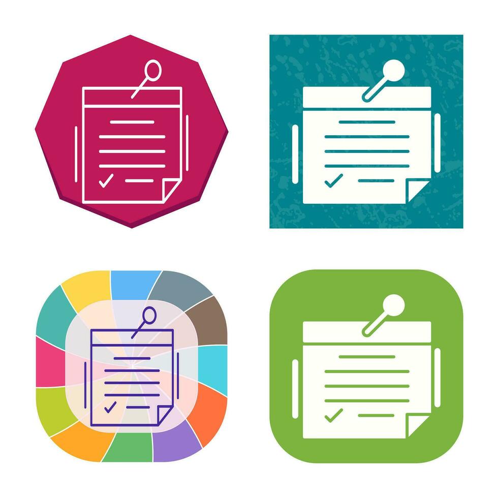 nota, vector, icono 34697461 Vector en Vecteezy