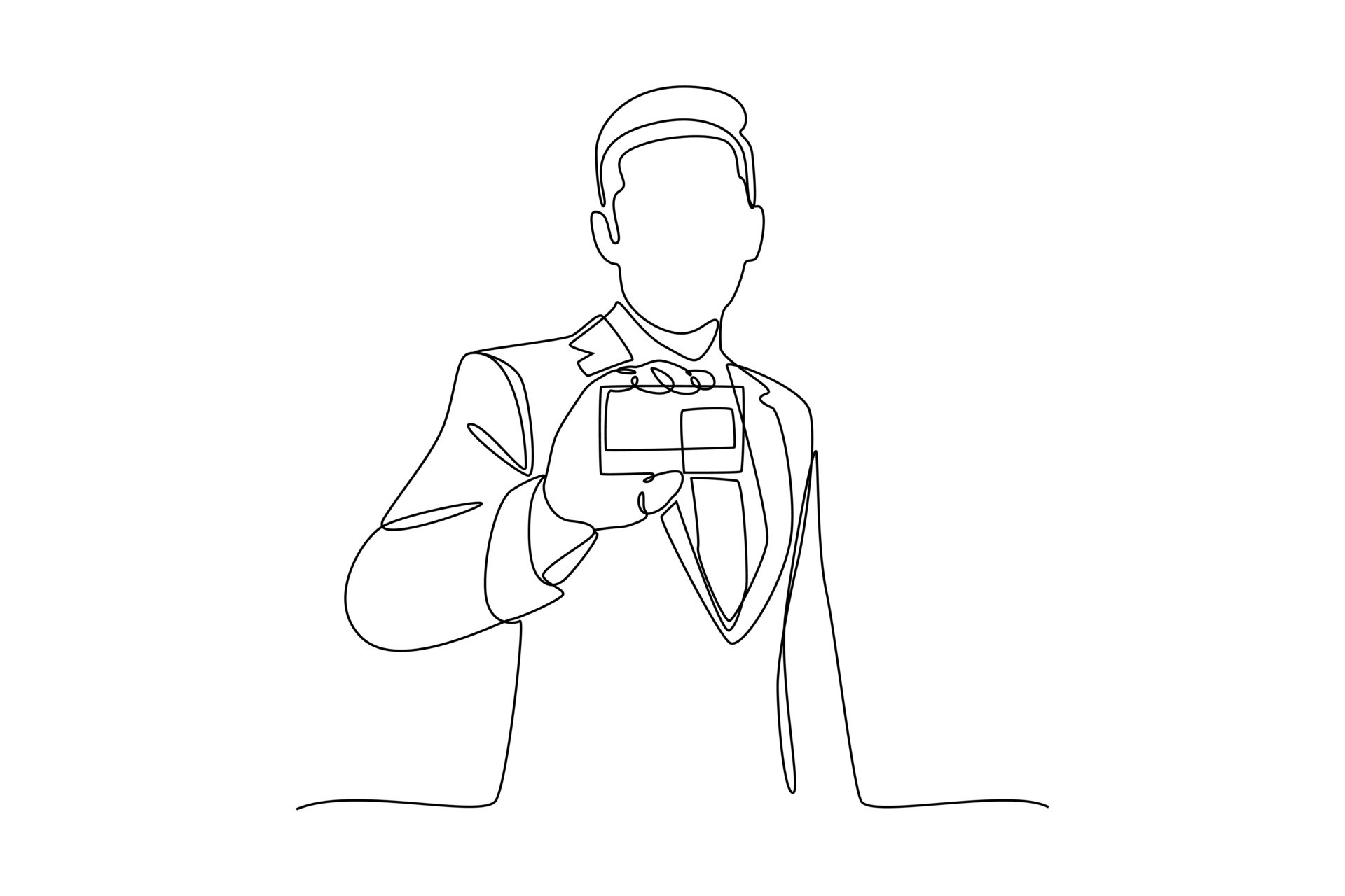 Continuous One Line Drawing Face Recognition Voice Authentication And Retina Scanning