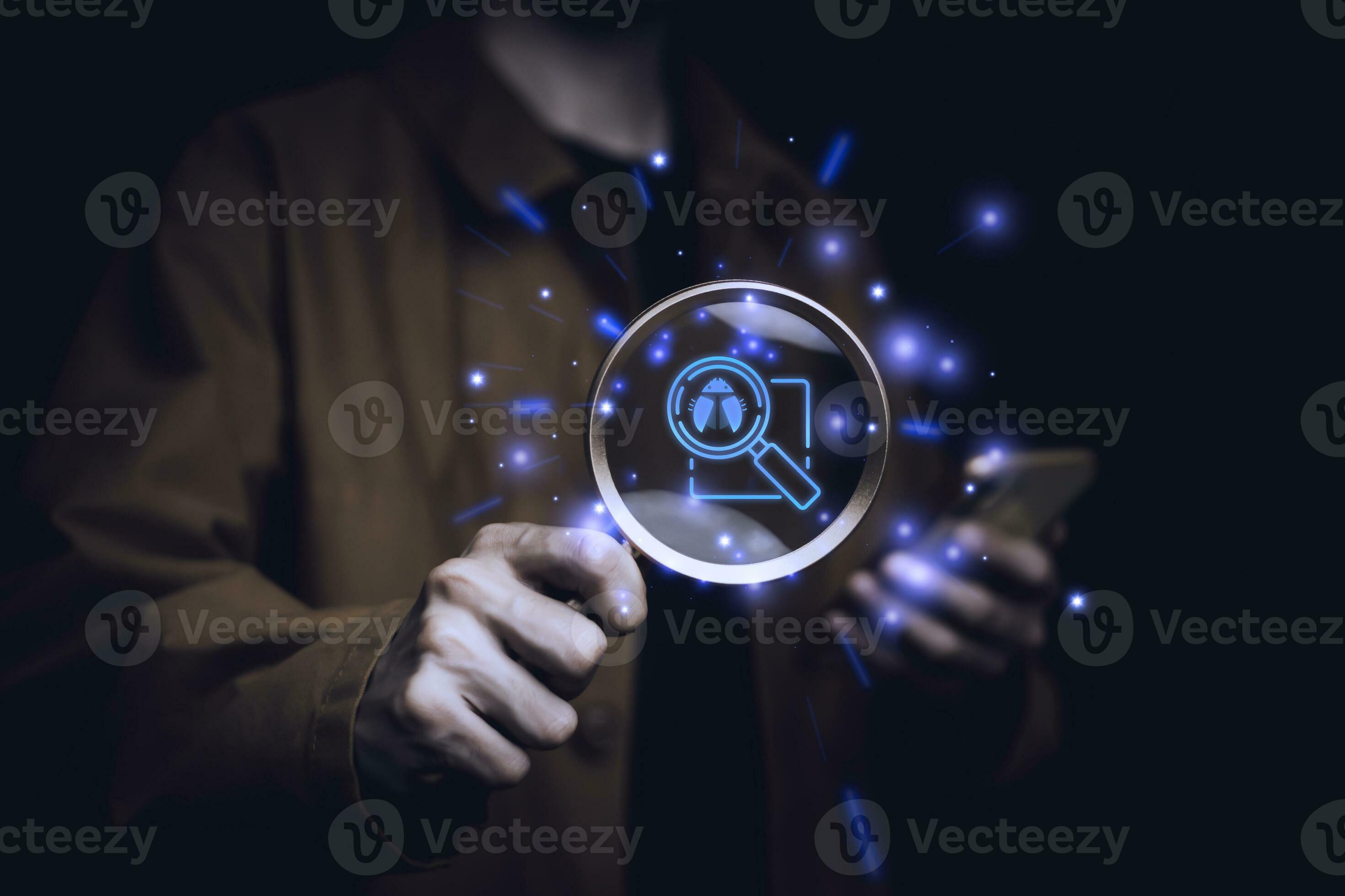 Person hold the key lock icon protecting personal information ,online ...