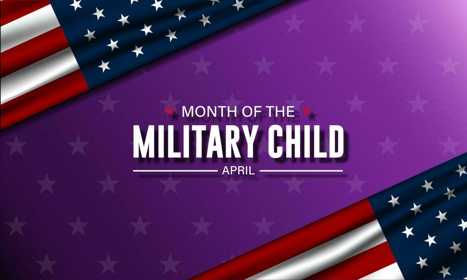 Month Of the Military Child Is April Background Vector Illustration ... Month Of the Military Child Is April Background Vector Illustration ...