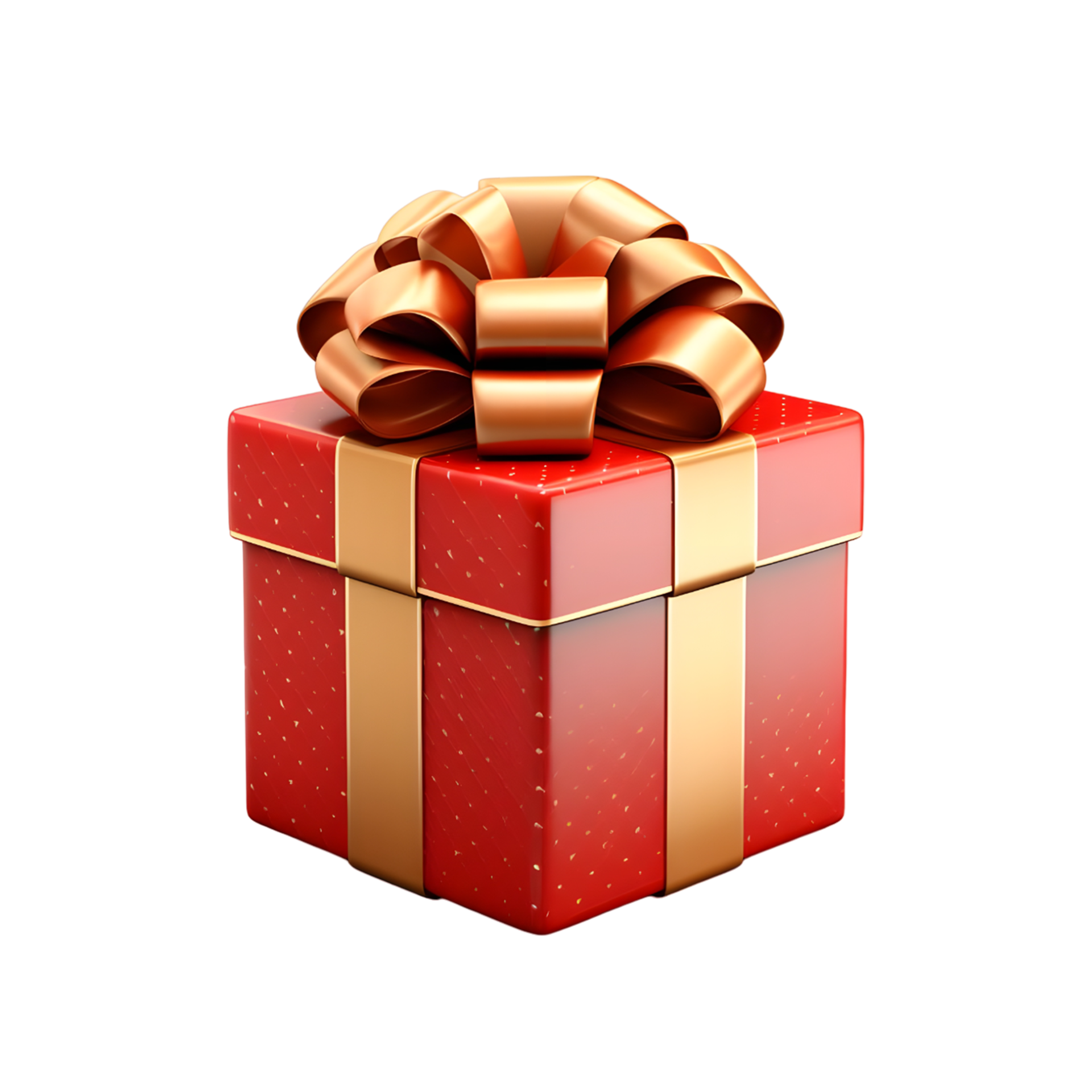 AI generated 3d christmas gift box 34723065 PNG