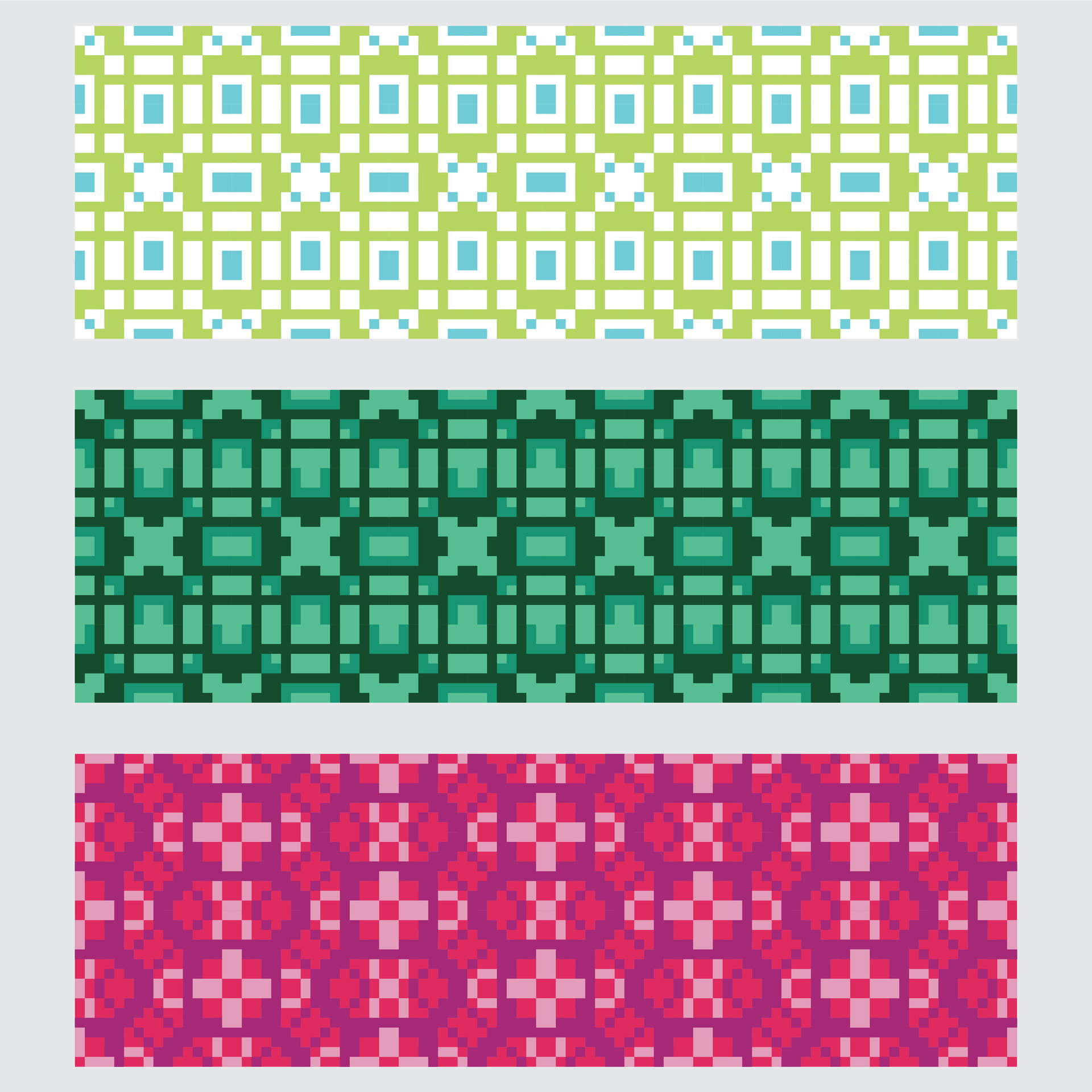 four different colored geometric patterns 34723767 Vector Art at Vecteezy