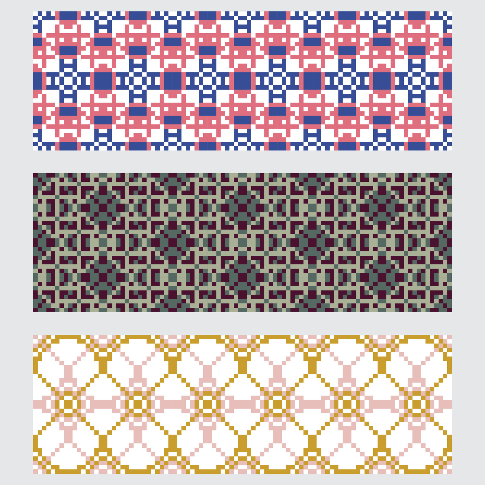 four different patterns with geometric shapes 34723768 Vector Art at ...