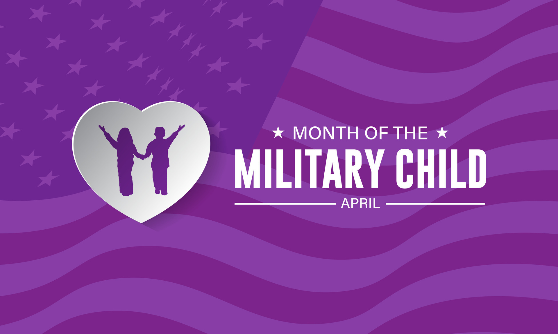 Month Of the Military Child Is April Background Vector Illustration ... Month Of the Military Child Is April Background Vector Illustration ...
