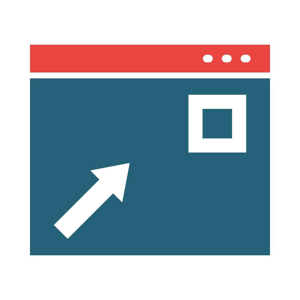 Pop Up Vector Glyph Two Color Icon For Personal And Commercial Use ...