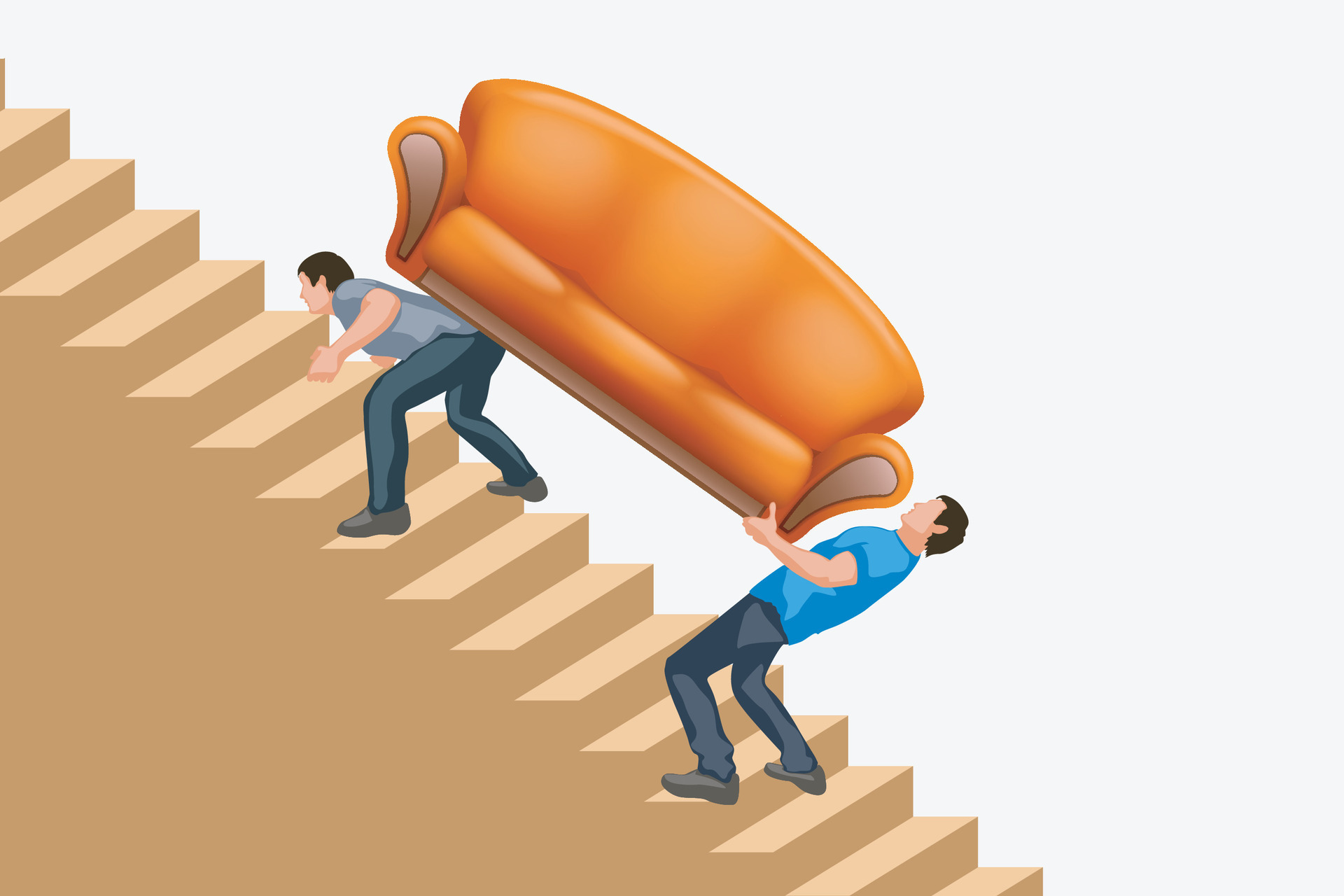 Men Moving Sofa 34736169 Vector Art At Vecteezy