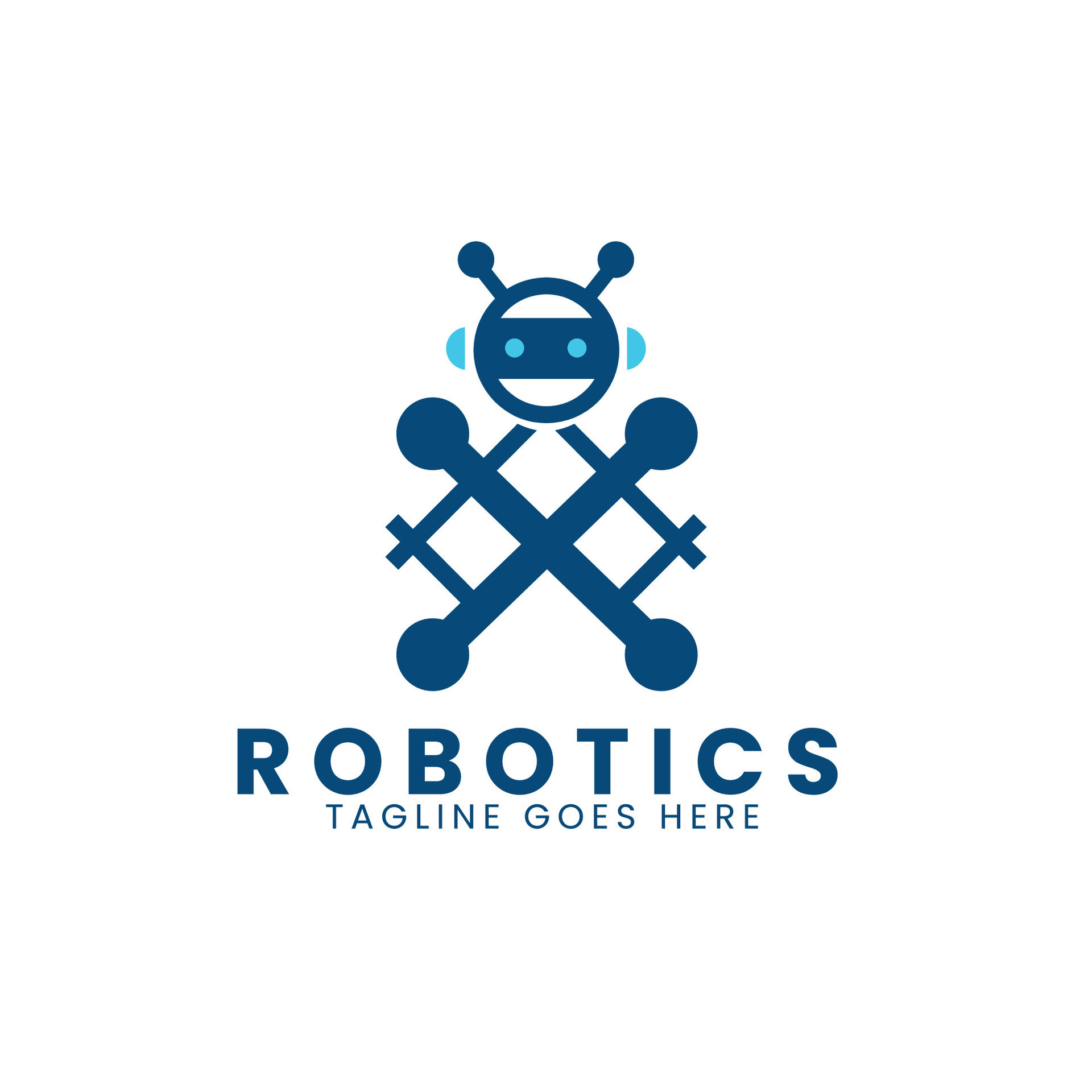 Robotics Logo Design Template 34756044 Vector Art At Vecteezy
