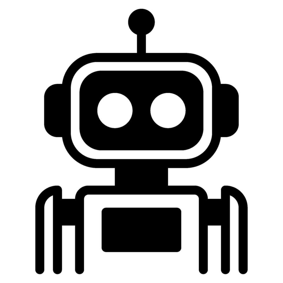 Robot icon illustration for UIUX, infographic, etc 34757799 Vector Art ...