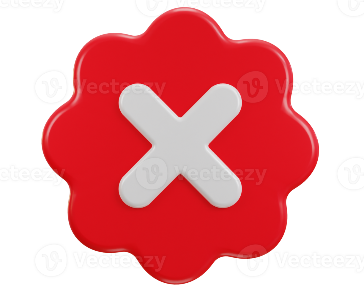 cross icon, rejection symbol 3d icon 34759517 PNG cross icon, rejection symbol 3d icon 34759517 PNG