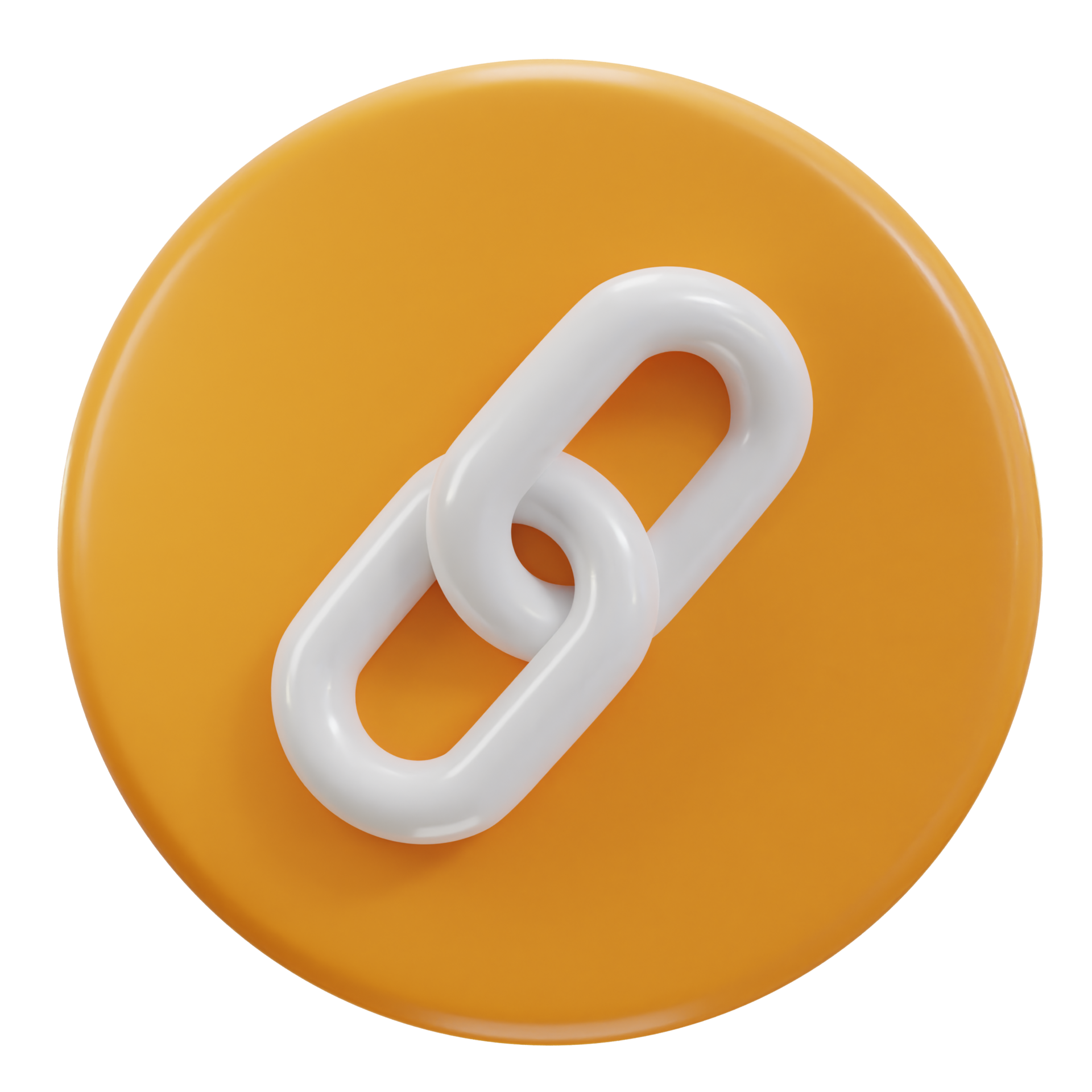Chain Link Backlink Link Button Icon 3d Render 34759570 Png