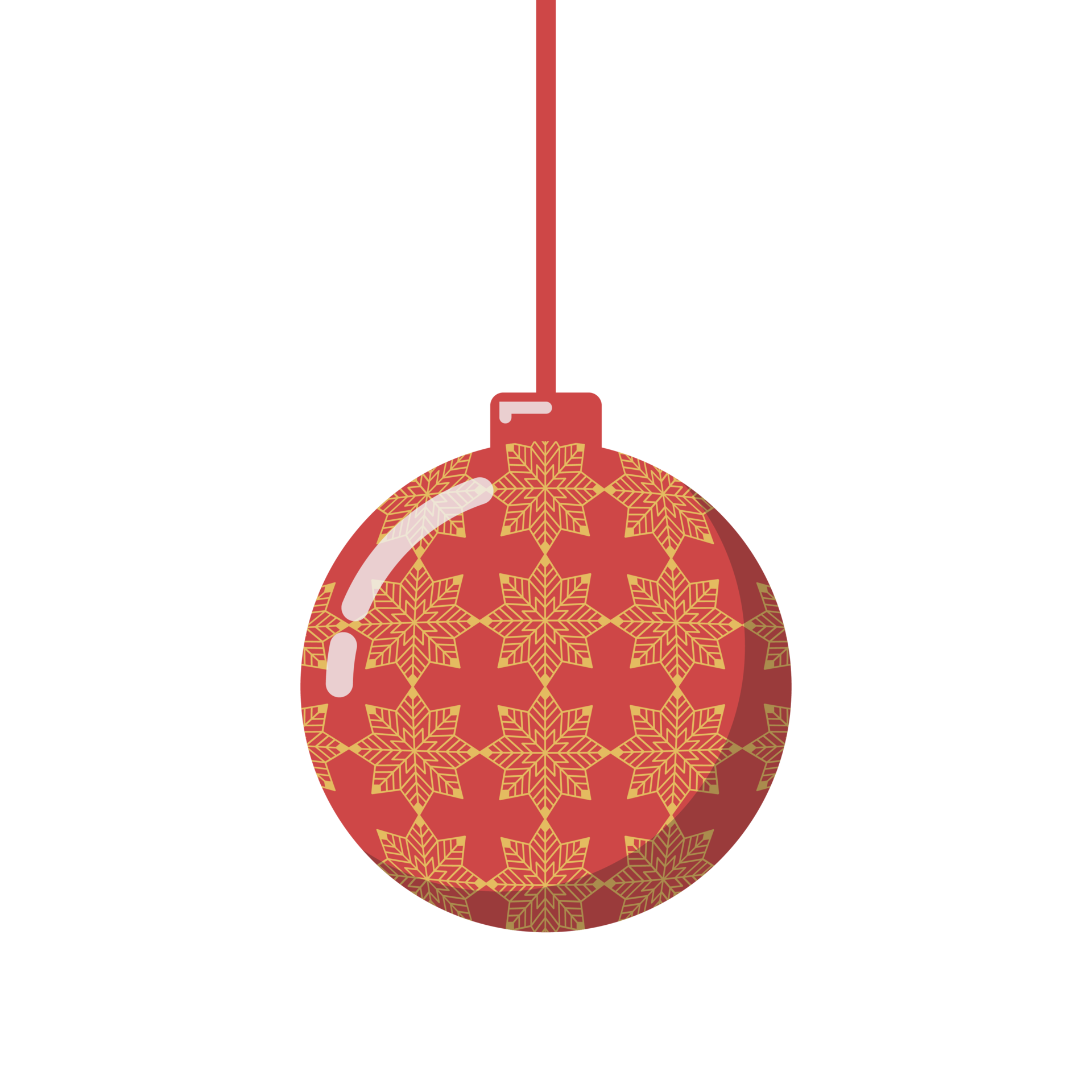 Christmas Ball With Geometric Snowflake Pattern 34760791 PNG Christmas Ball With Geometric Snowflake Pattern 34760791 PNG