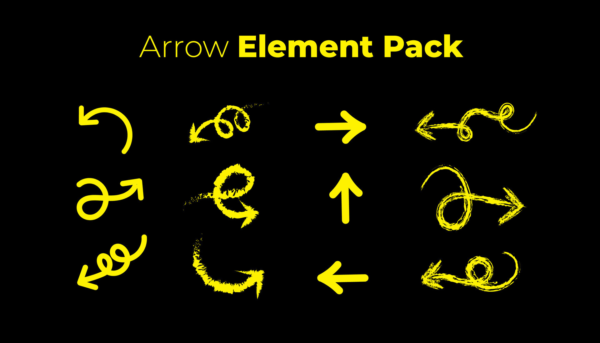 Arrow pointer element pack, available in various shapes and angles. 34765630 Vector Art at Vecteezy