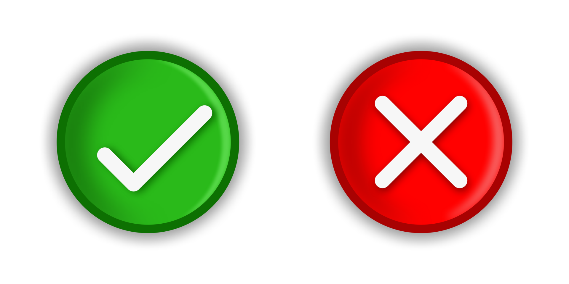 Green Tick And Red Cross 34765705 PNG Green Tick And Red Cross 34765705 PNG