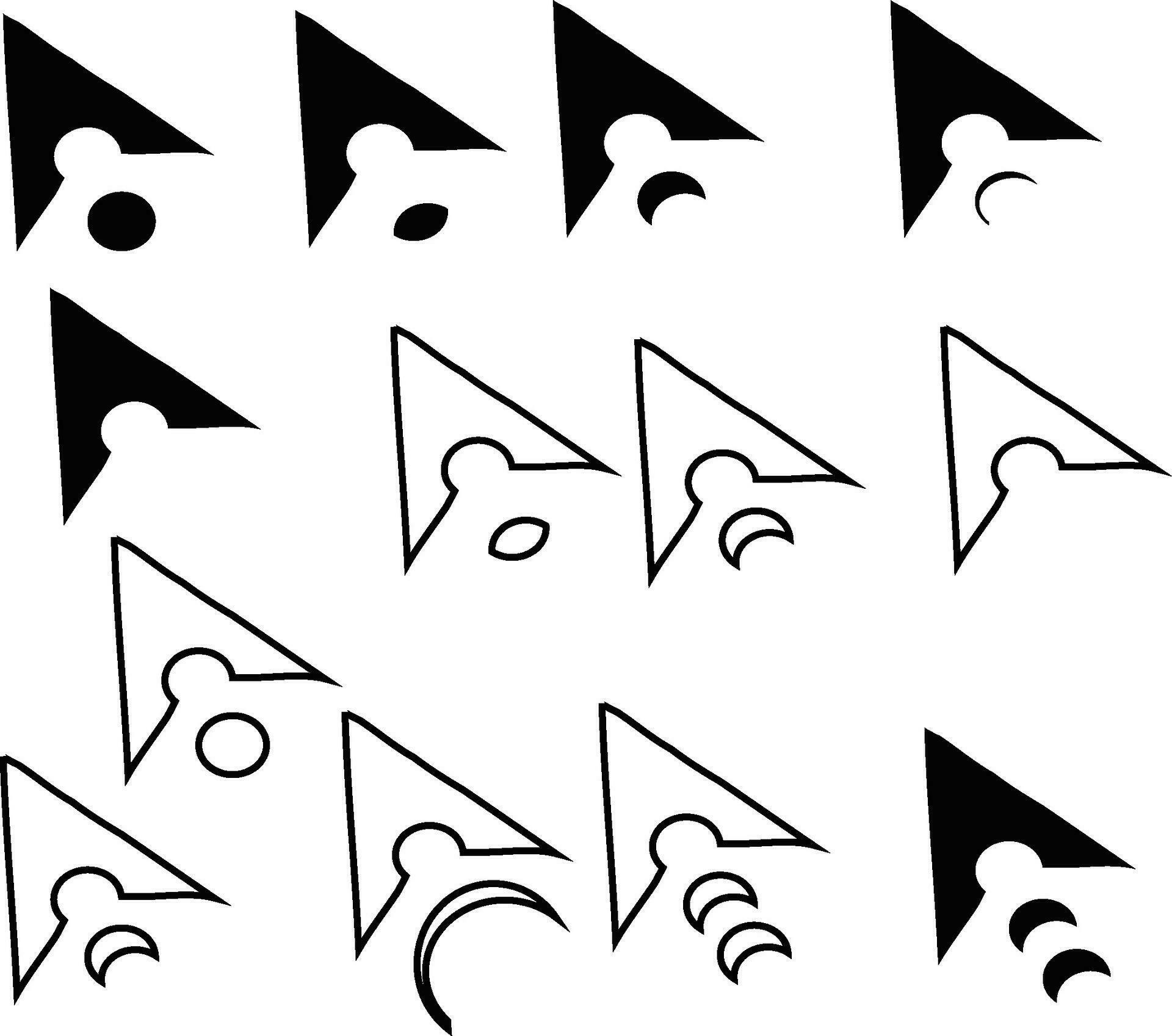 Free vector collection of flat mouse cursor pointer 34771502 Vector Art ...
