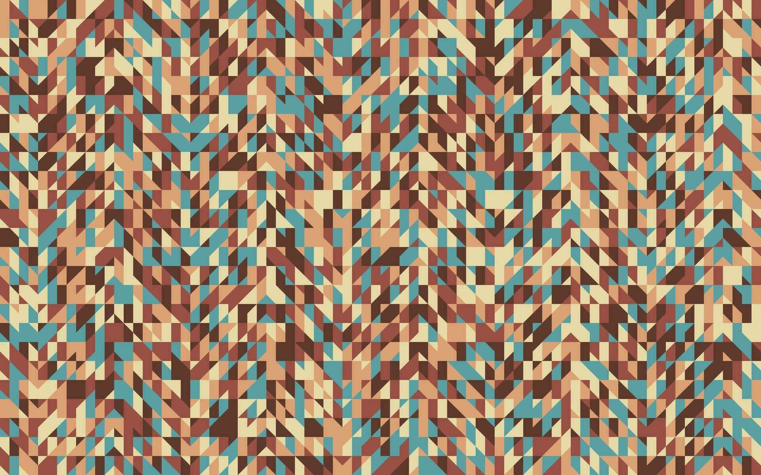 Retro vintage seamless pattern. Geometric classic pattern in random ...