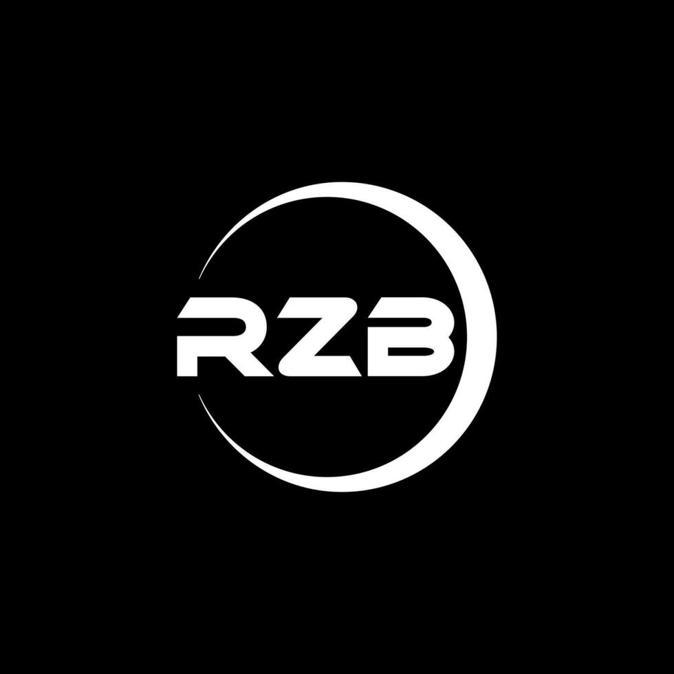 rzb letra logo diseño, inspiración para un único identidad. moderno elegancia y creativo diseño ...