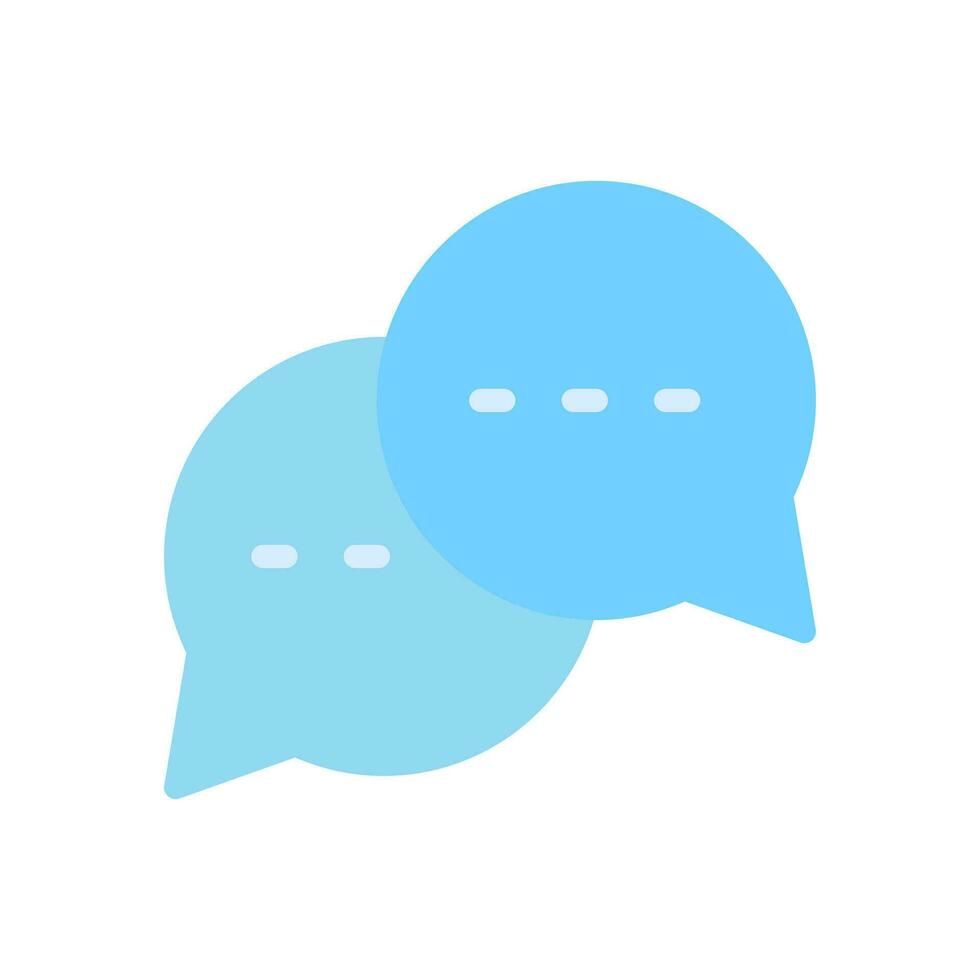 chat icon flat style 34785169 Vector Art at Vecteezy