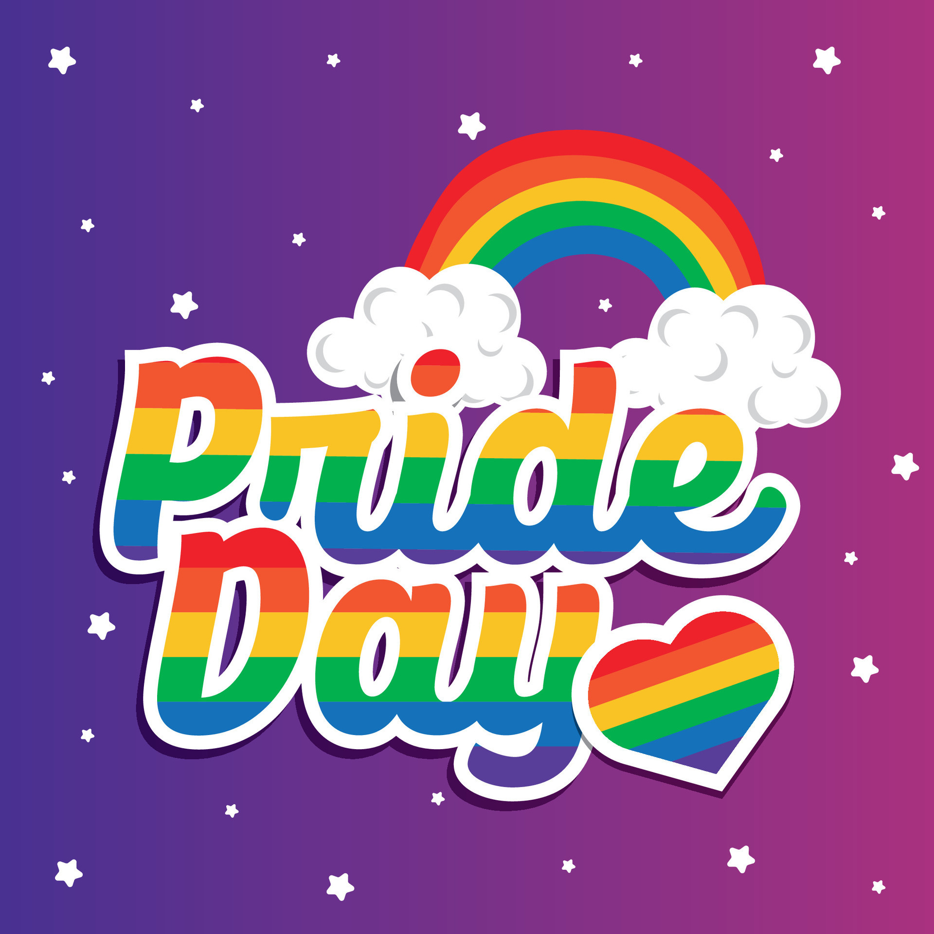 Colored Pride Day Poster Vector Illustration 34785616 Vector Art At Vecteezy