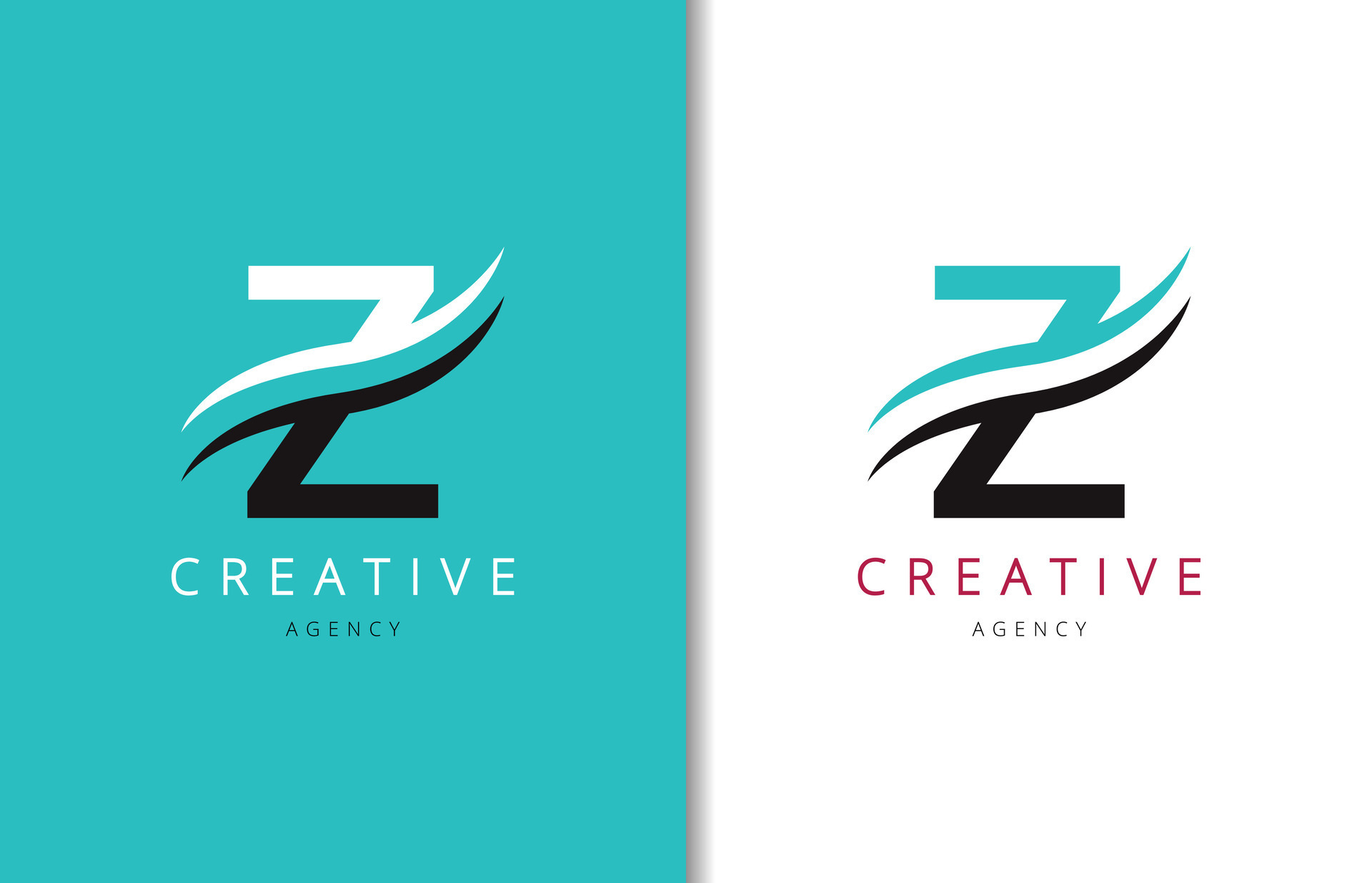 Z Letter Logo Design with Background and Creative company logo. Modern Lettering Fashion Design ...
