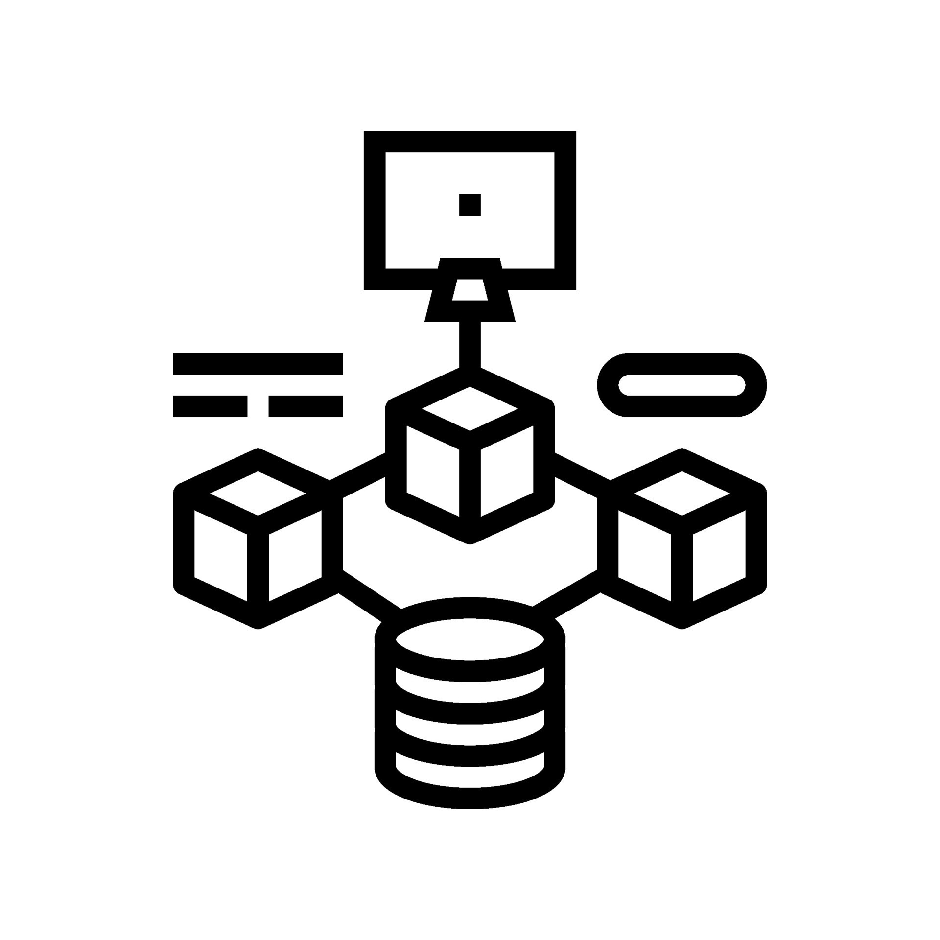 microservices software line icon vector illustration 34788504 Vector ...