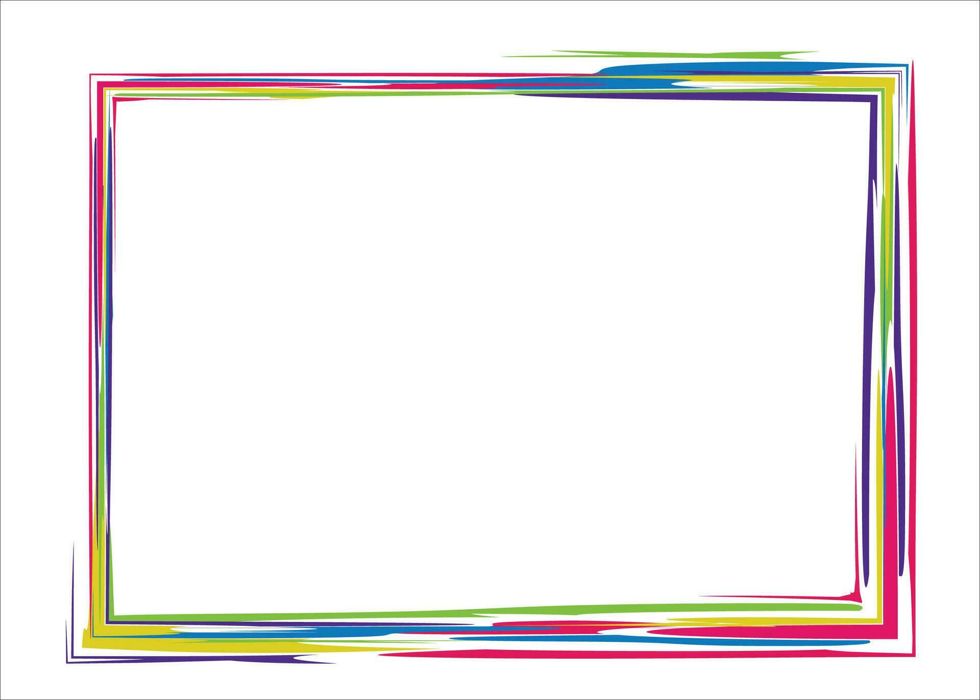 Vector colorful border or photo frame design collection 34788921 Vector Art at Vecteezy