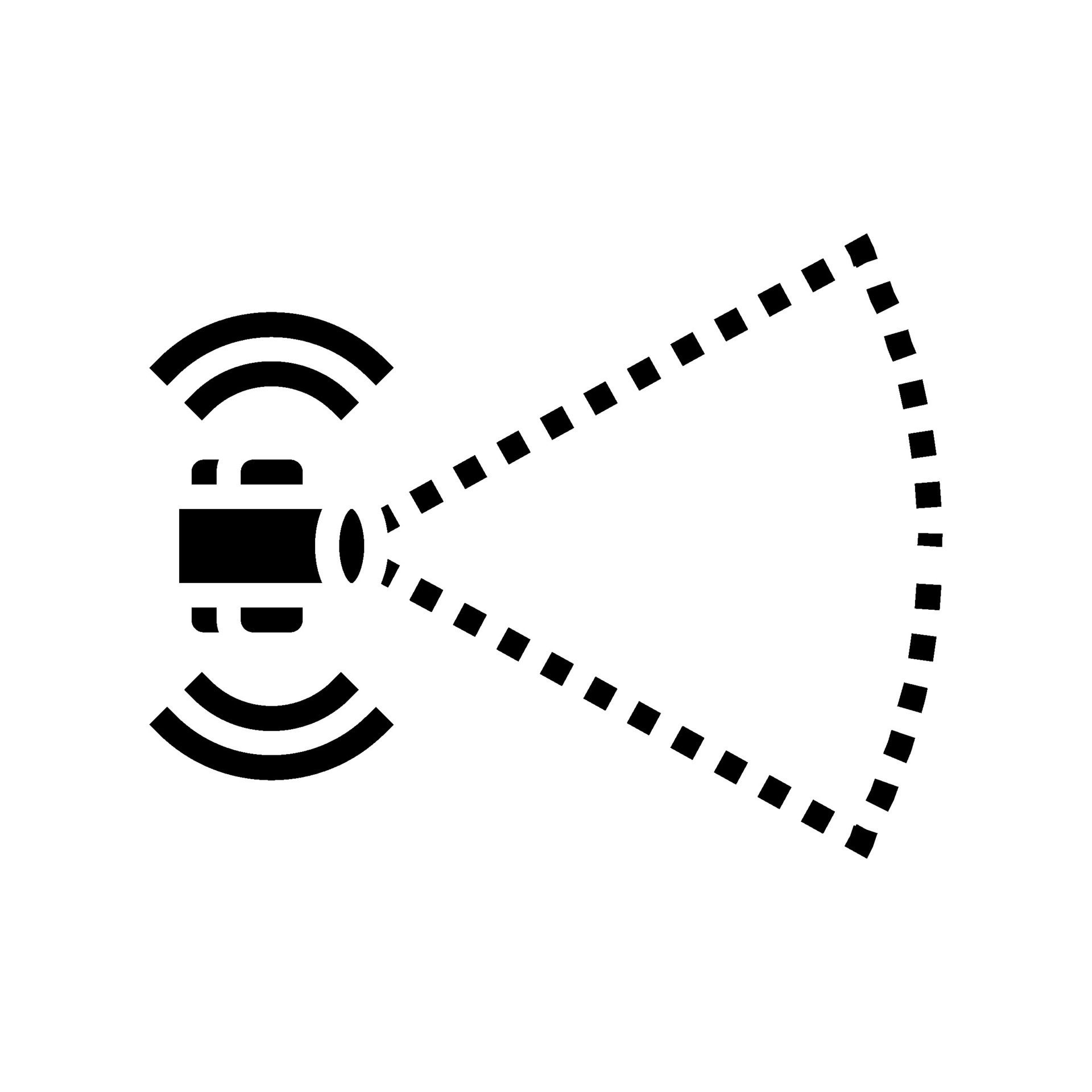 Lidar Sensors Autonomous Delivery Glyph Icon Vector Illustration 34789028 Vector Art At Vecteezy