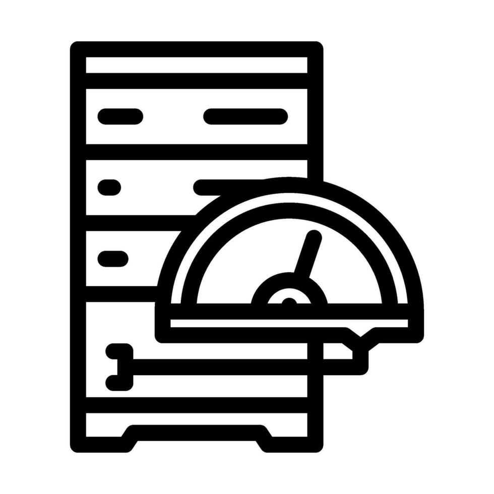 performance tuning database line icon vector illustration 34790305 ...