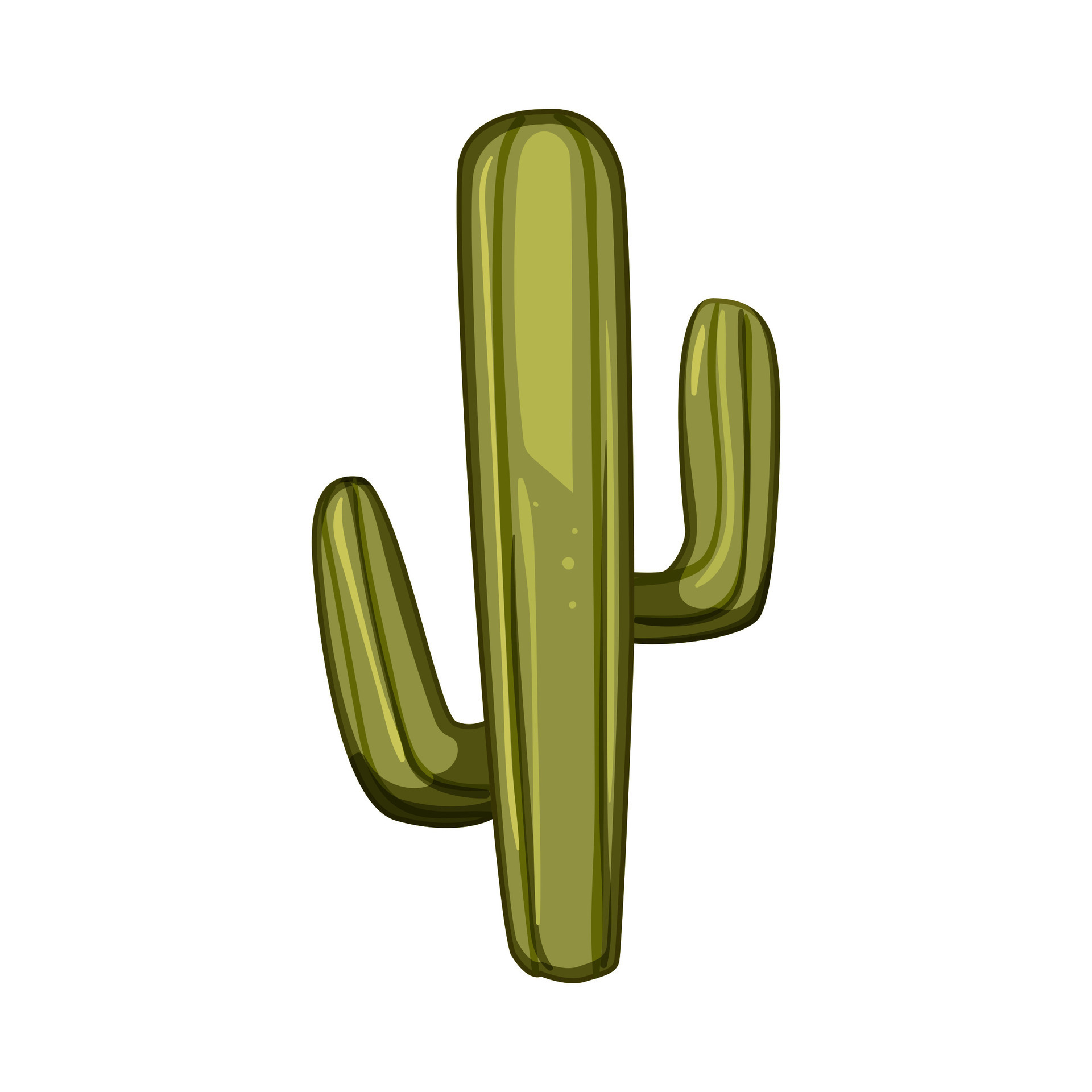 desert cactus cartoon vector illustration 34790652 Vector Art at Vecteezy