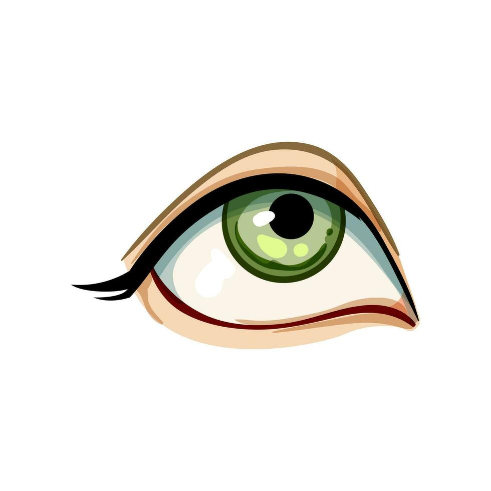 Eyelash Eye Cartoon Vector Illustration 34790973 Vector Art At Vecteezy