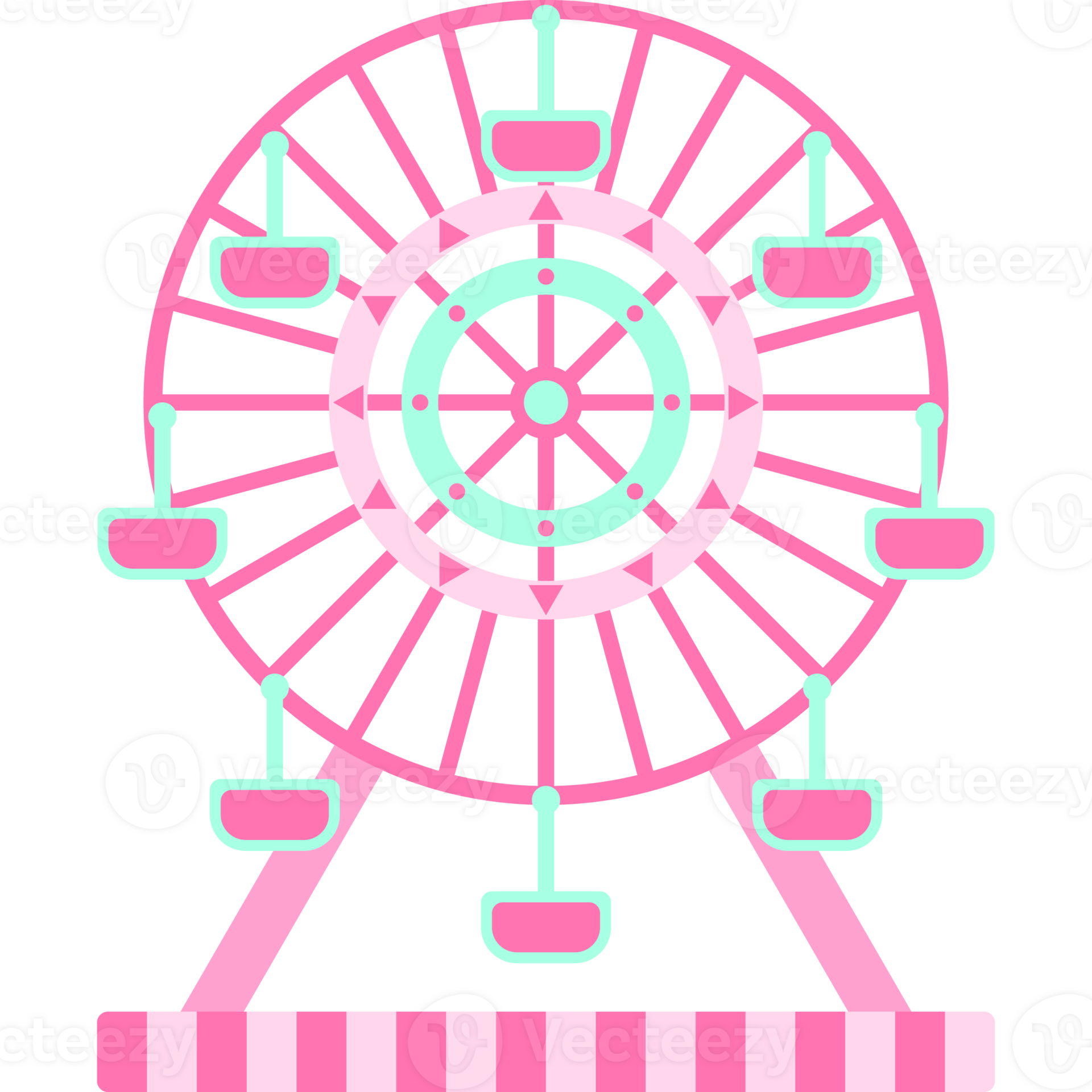 Carnival Ferris Wheel Illustration PNG Transparent Background 34793746 PNG