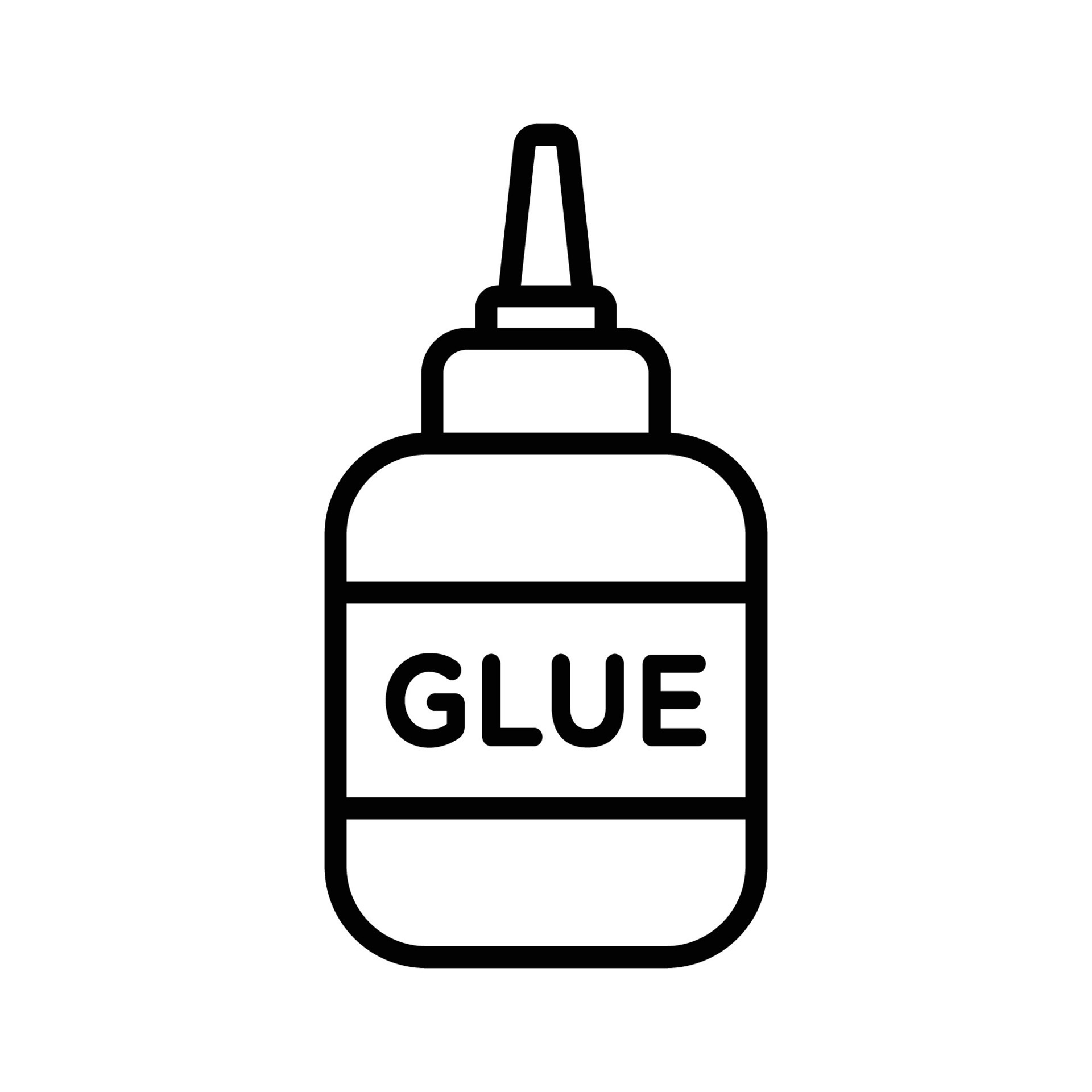glue icon vector design template simple and clean 34794403 Vector Art at Vecteezy